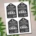 Christmas Gift Tag, Lump of Coal North Pole Delivery, Santa's Naughty ...