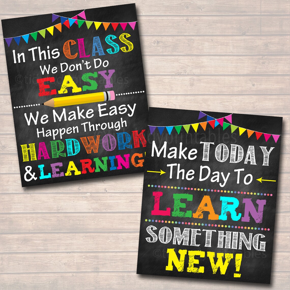 30% off PRINTABLE Classroom Poster Set Decor Motivational - Etsy