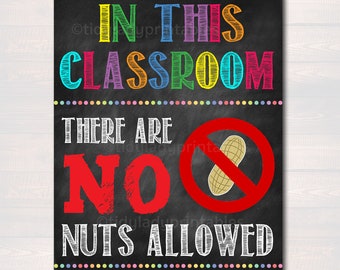 No Nuts Poster - Etsy