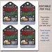 Christmas Gift Tags, Grateful for You Holiday Pie Label, Fall Staff ...