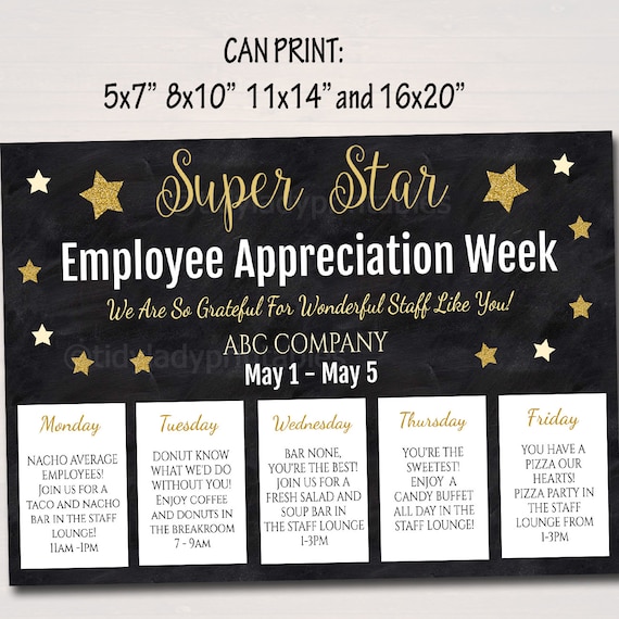 Employee Appreciation Poster