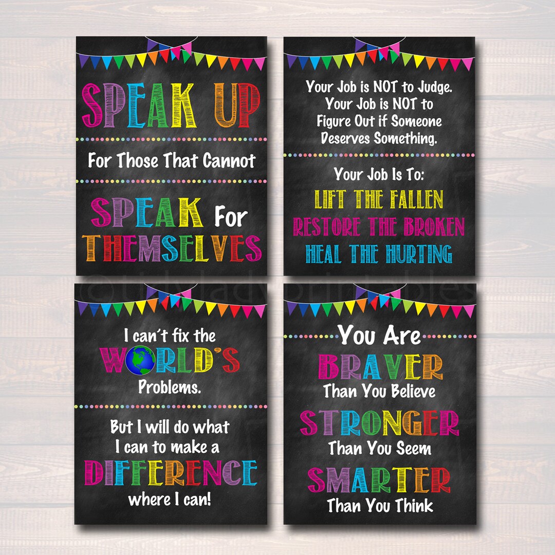 Inspirational Art, Uplifting Quotes Social Worker Gift, Office Decor ...