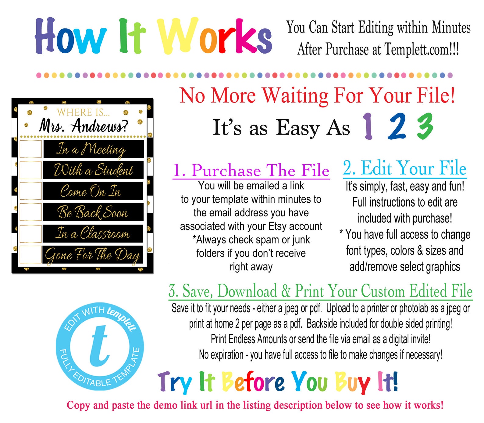 EDITABLE Door Sign Classroom Decorations Custom Teacher - Etsy