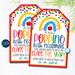 Popping With Excitement Gift Tags: Back to School Printable (editable ...