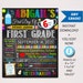 Face Mask First Day of Virtual School Sign Back to School - Etsy