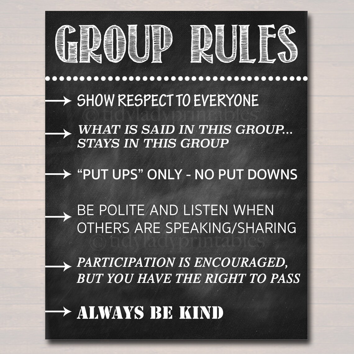 Counseling Office Confidentiality Poster and Group Rules Sign - Etsy