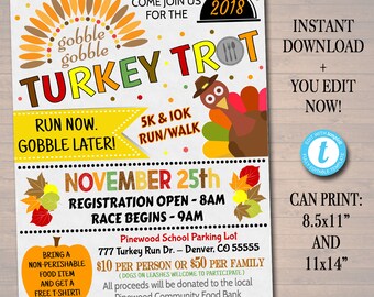 Turkey Shoot Flyer - Etsy