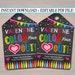 EDITABLE Crayon Valentine's Day Gift Tags, Friend Classroom, Color Your ...