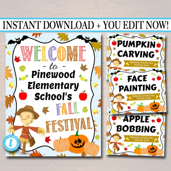 Fall Festival Signs - Etsy