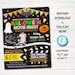 EDITABLE Halloween Movie Night Flyer, Printable PTA PTO Flyer Fall ...