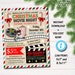 Editable Christmas Movie Night Flyer: School PTA PTO Event (digital ...