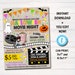 EDITABLE Halloween Movie Night Flyer Printable PTA PTO Flyer - Etsy