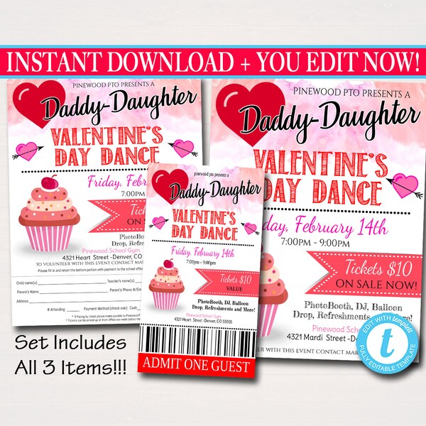 Valentine Dance Invite - Etsy