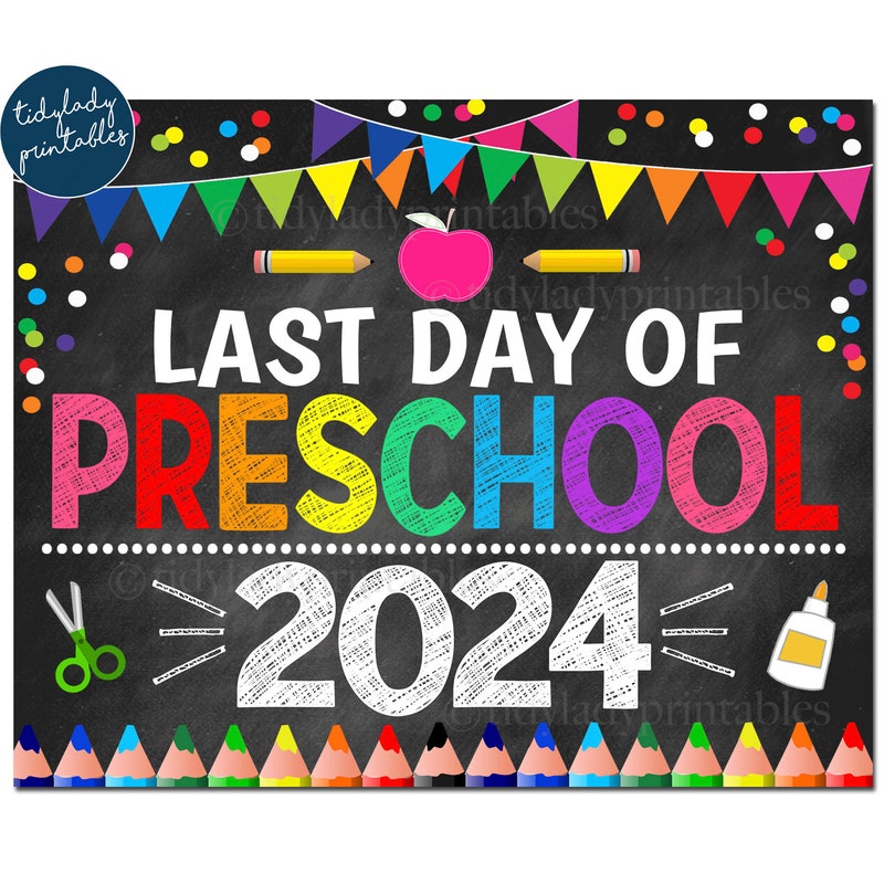 Last Day Preschool - Etsy