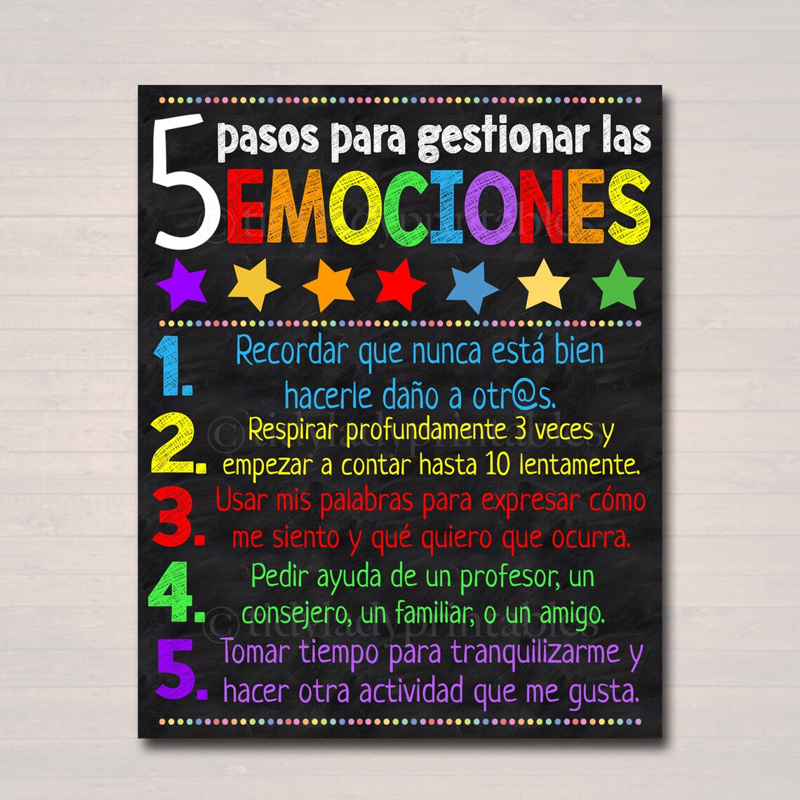Spanish School Counselor Poster Behavior Therapy Child - Etsy