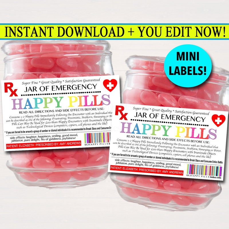 Funny Prescription Labels - Etsy