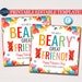 EDITABLE Valentine Gummy Bear Gift Tags Candy Beary Great - Etsy