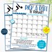 Editable Swim Team Fundraiser Calendar: Pick a Date to Donate (digital ...