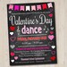 EDITABLE Valentine's Day Dance Set School Dance Flyer Party Invite ...