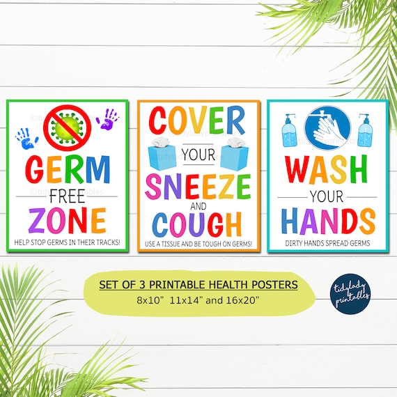 Health Room Office Posters, School Health Posters, Nurse, INSTANT ...