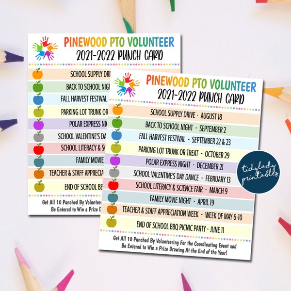 Pta Membership Card - Etsy