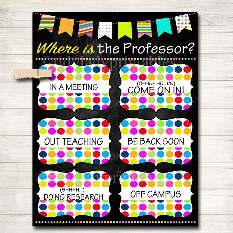 Where is the Professor Door Sign, College Professor Gifts, Office Door ...