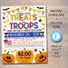 EDITABLE Treats for Troops Candy Drive Buy Back Military Fundraiser ...