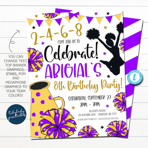 Cheerleader Birthday - Etsy