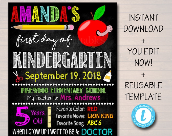 EDITABLE Back to School Photo Booth Props, End of Summer Party Props ...