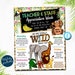 EDITABLE Jungle Teacher Appreciation Week Itinerary, We Are Wild About ...