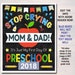 Stop Crying Mom & Dad Back to School Photo Prop, Preschool Boy School ...