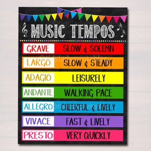 Set of 2 Music Teacher Classroom Printable Posters, Band Class Decor ...