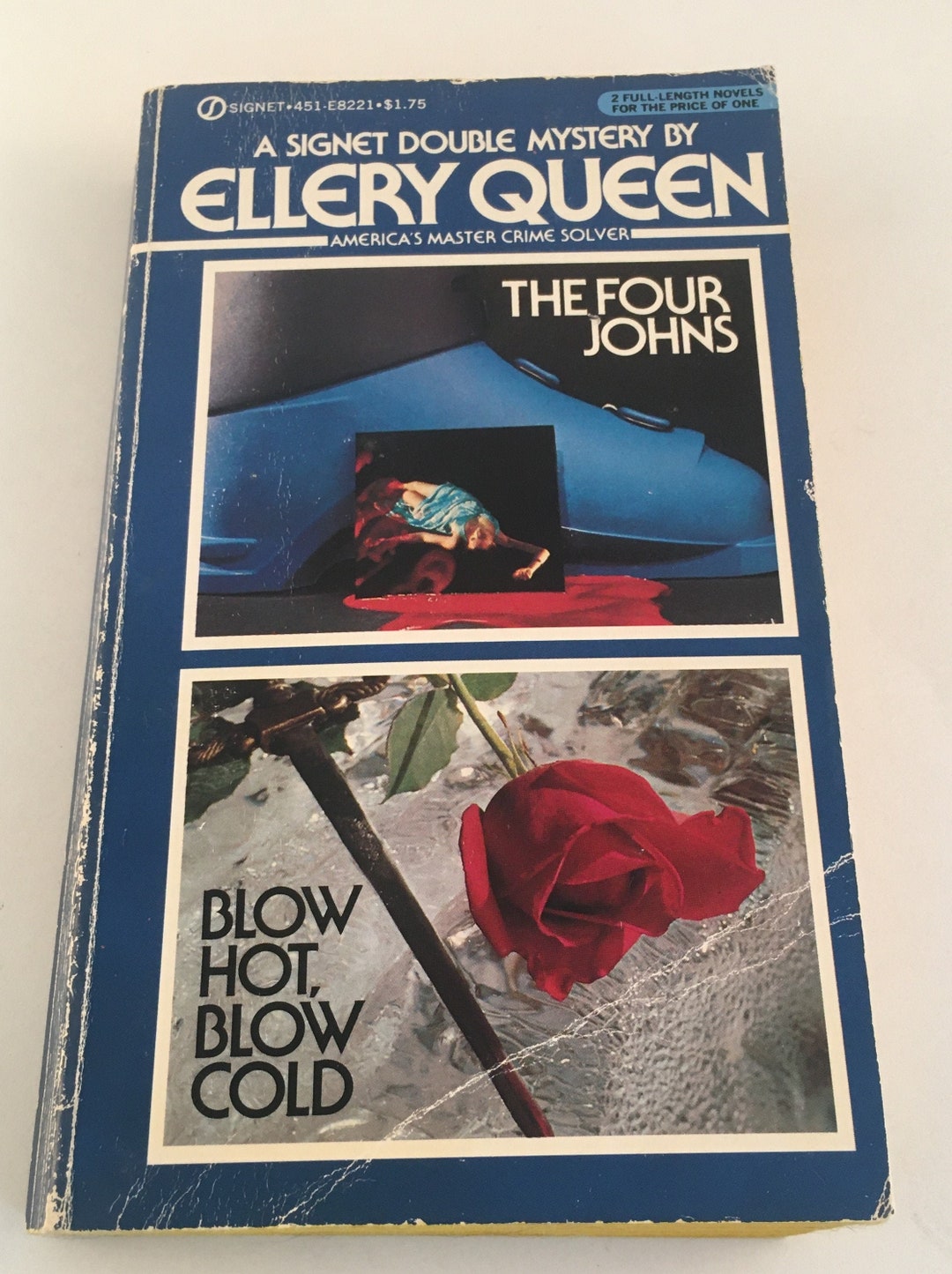 Signet Double Mystery the Four Johns and Blow Hot Blow Cold by Ellery ...