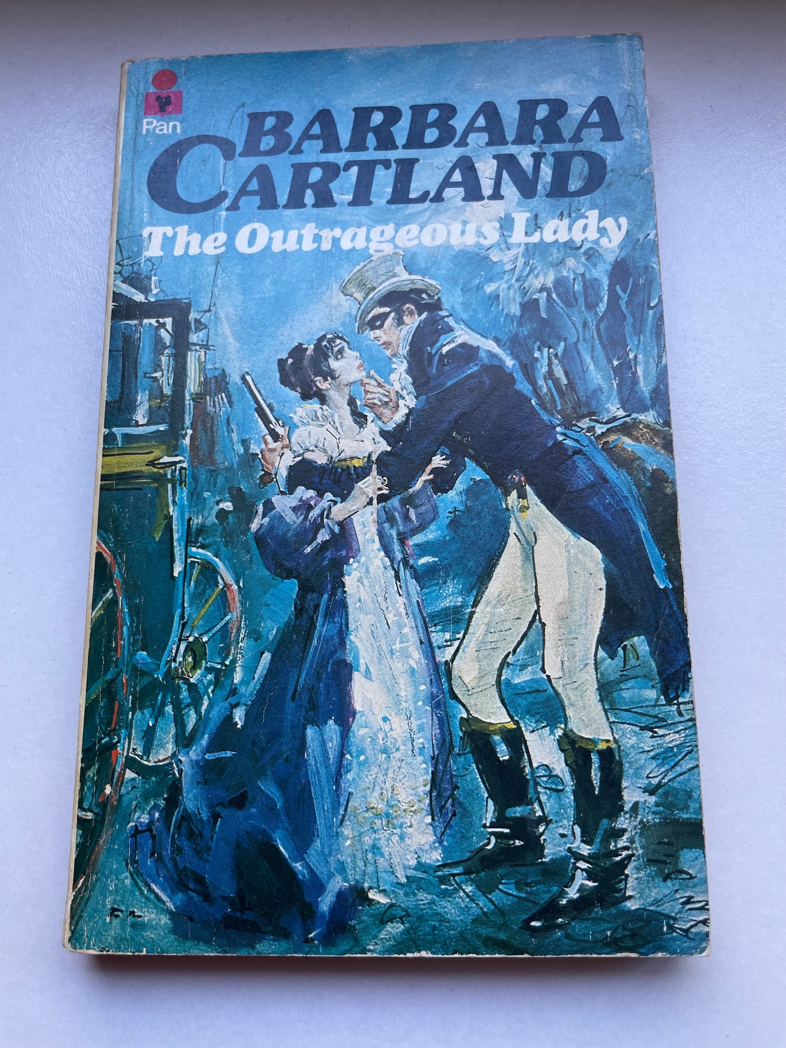 The Outrageous Lady by Barbara Cartland Vintage 1977 Pan Books ...