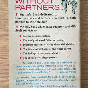 Parents Without Partners by Jim Egleson PB Paperback 1961 Vintage ...