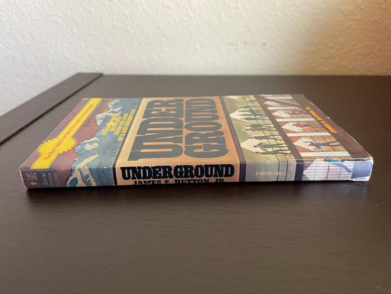 Underground Under Ground by James S. Dutton Zebra Scorpio 1977 VERY ...