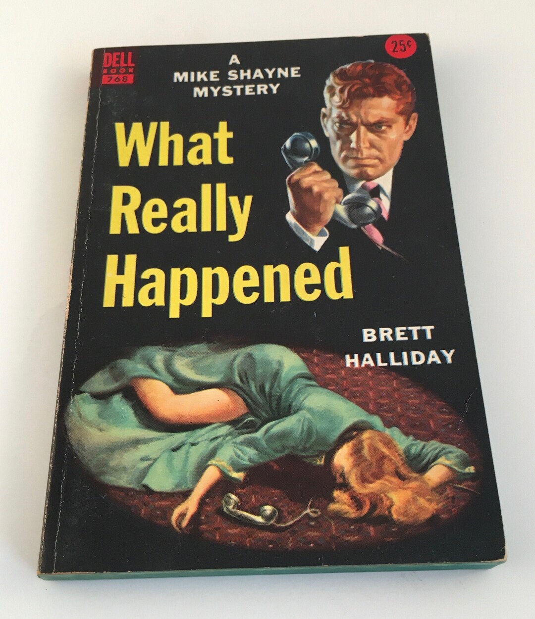 What Really Happened by Brett Halliday Vintage Mike Shayne Mystery Dell ...