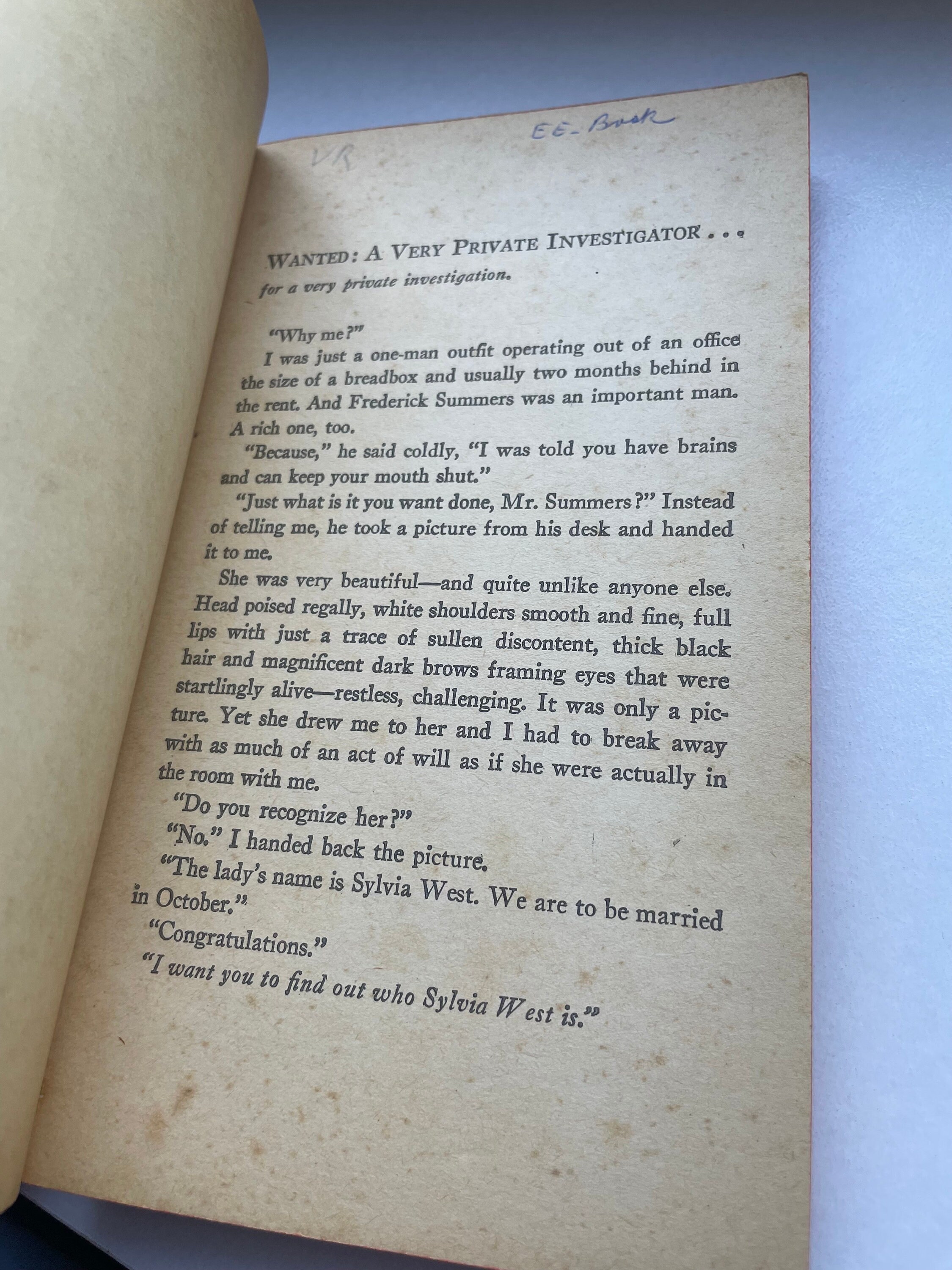 Sylvia E.V. Cunningham Vintage Mystery 1960 Fawcett Crest Movie Tie-in ...