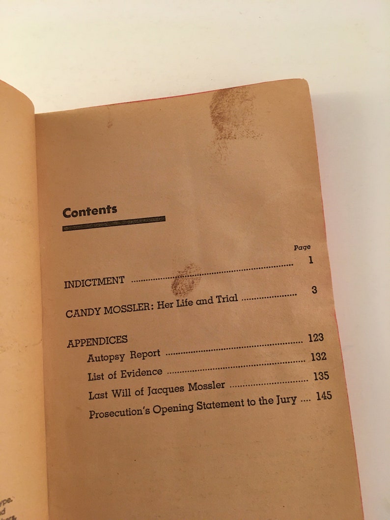 Candy Mossler Her Life and Trial PB Paperback 1966 Honeycutt Vintage ...