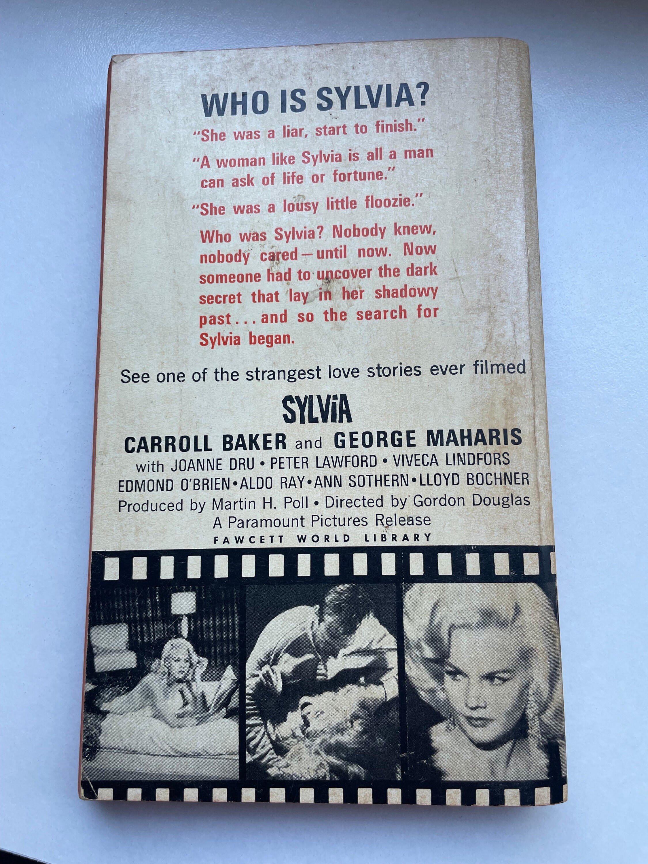 Sylvia E.V. Cunningham Vintage Mystery 1960 Fawcett Crest Movie Tie-in ...
