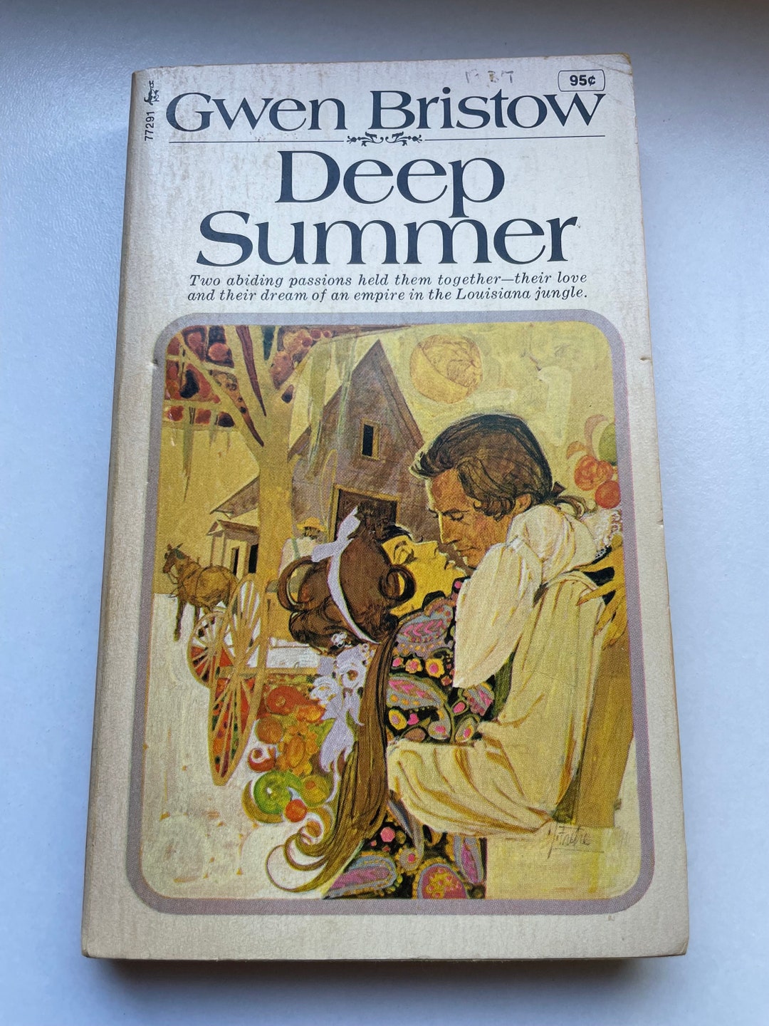 Deep Summer by Gwen Bristow 1971 Vintage Pocket Paperback Plantation ...