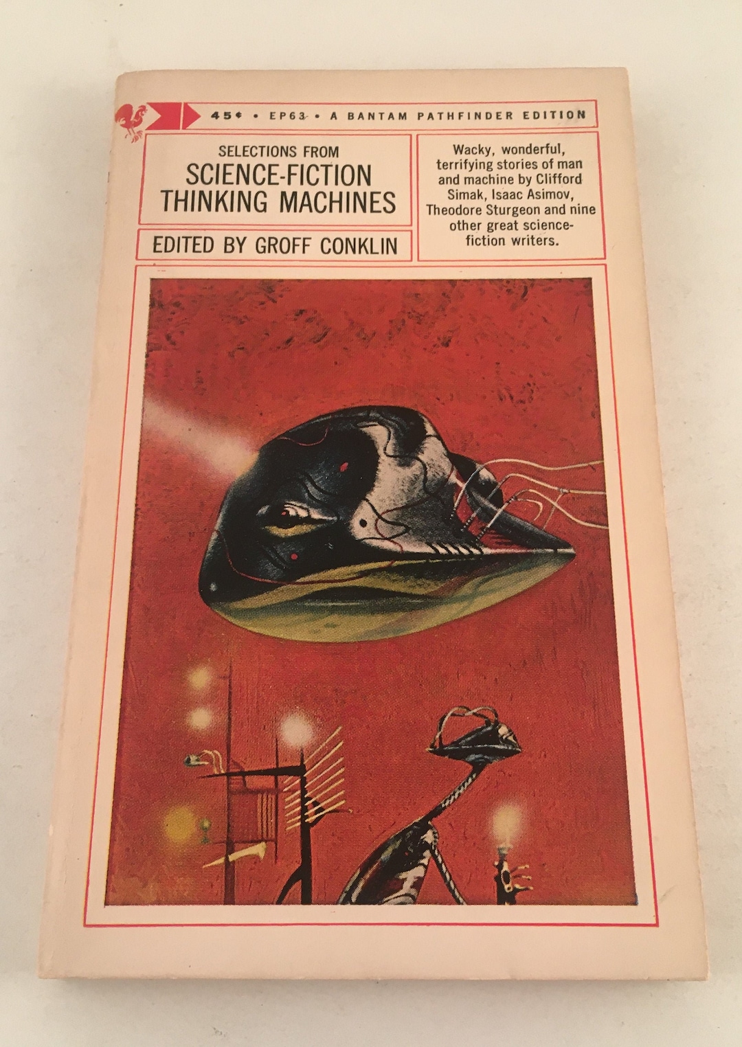 Science Fiction Thinking Machines Ed by Groff Conklin 1964 PB Paperback ...