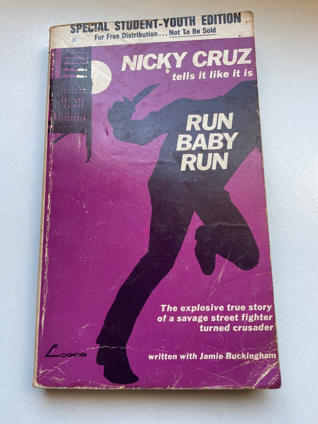 Run Baby Run by Nicky Cruz 1973 Logos Paperback Special Student Youth ...