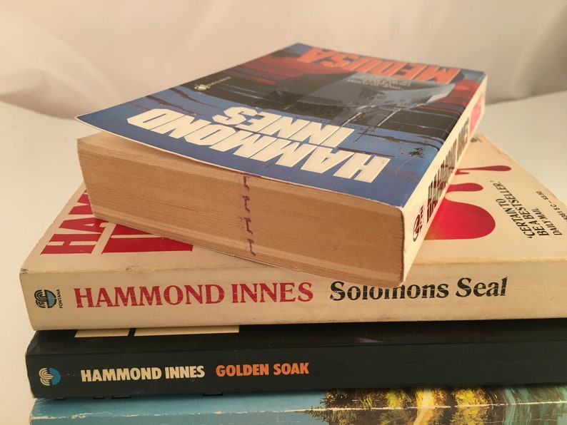 Hammond Innes Lot 4 Medusa Solomons High Golden Soak Vintage - Etsy