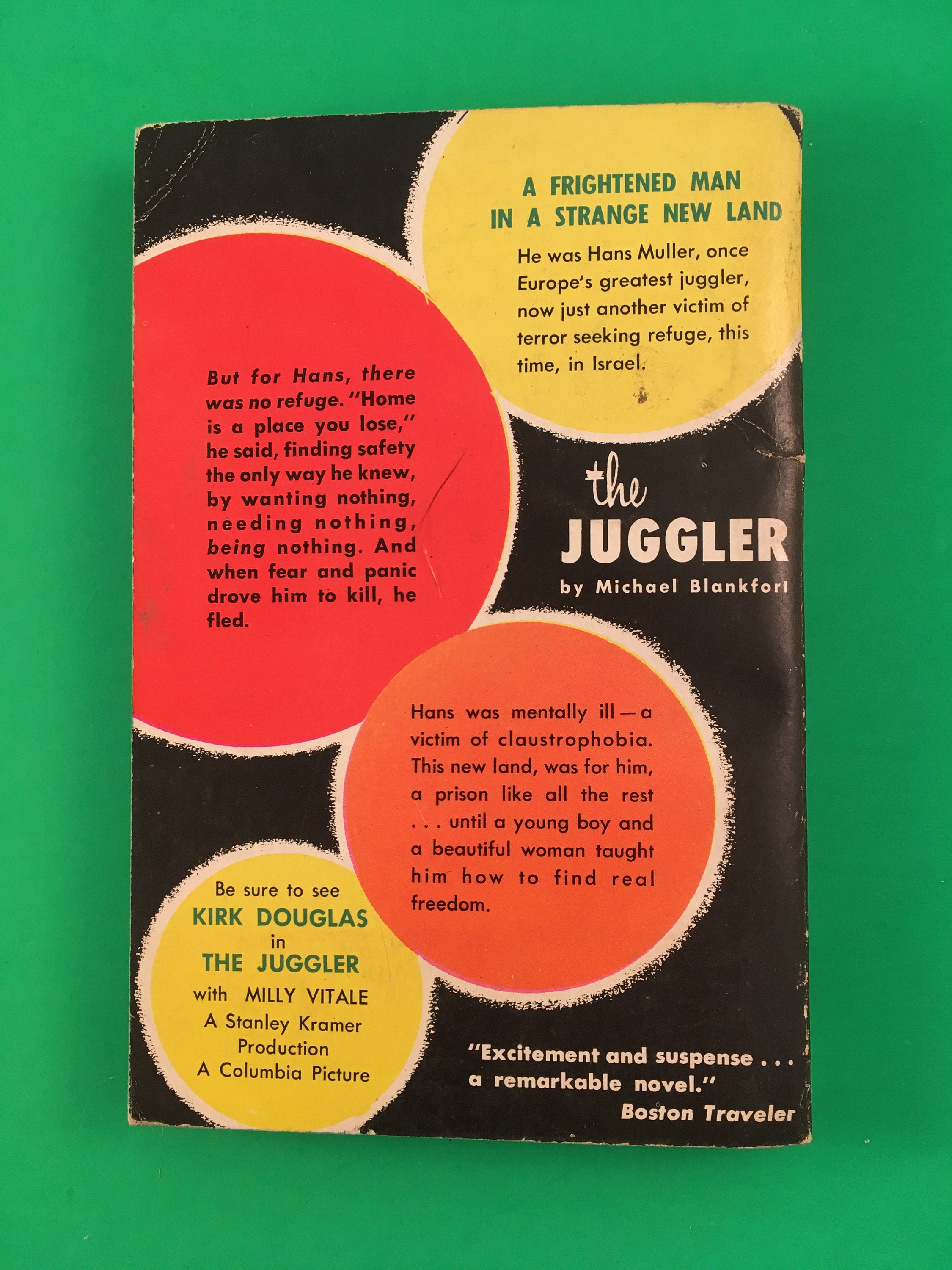 The Juggler by Michael Blankfort PB Paperback 1952 Vintage Crime ...