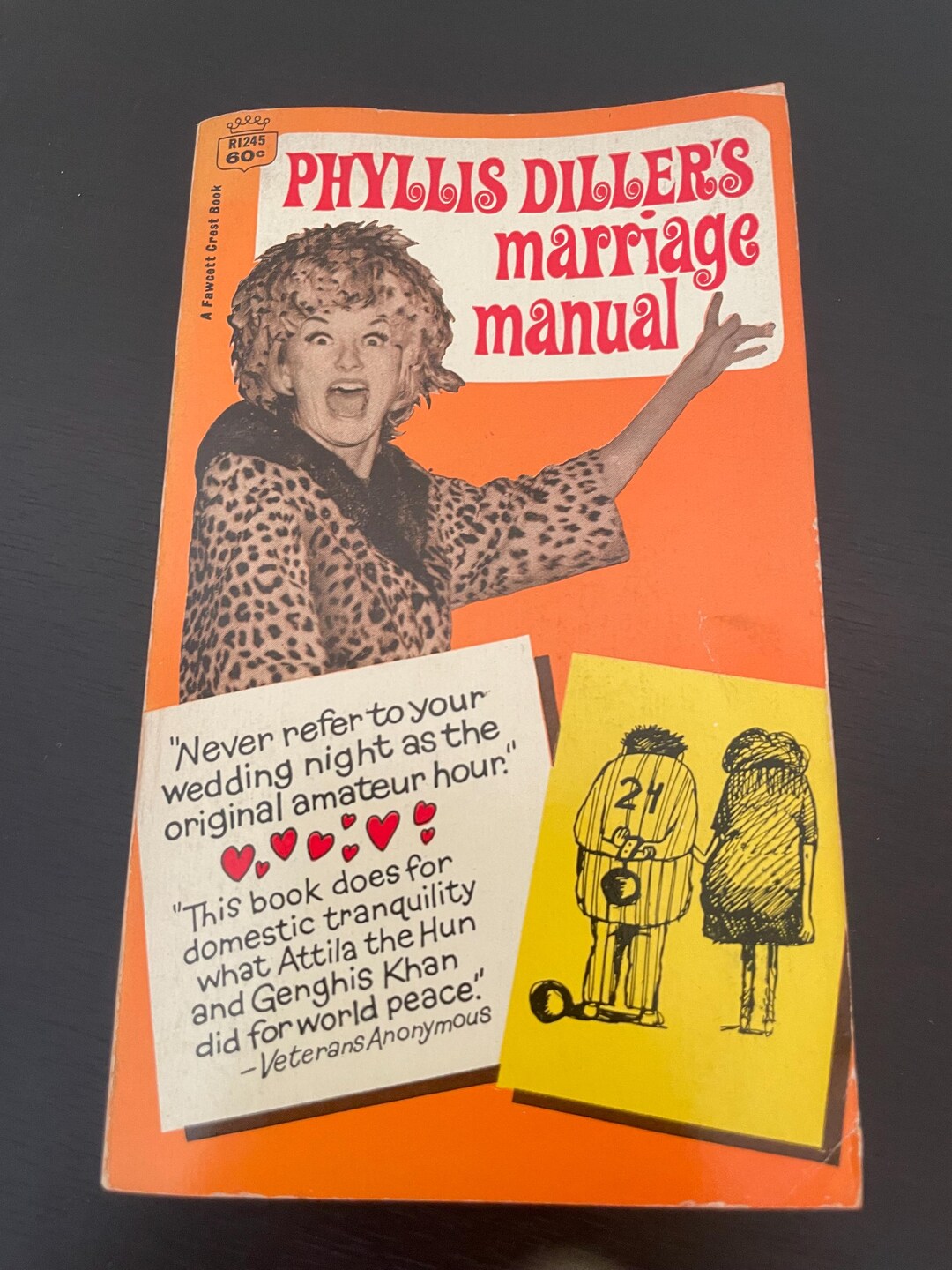 Phyllis Diller's Marriage Manual Vintage 1969 Fawcett Crest Paperback Humor PB - Etsy
