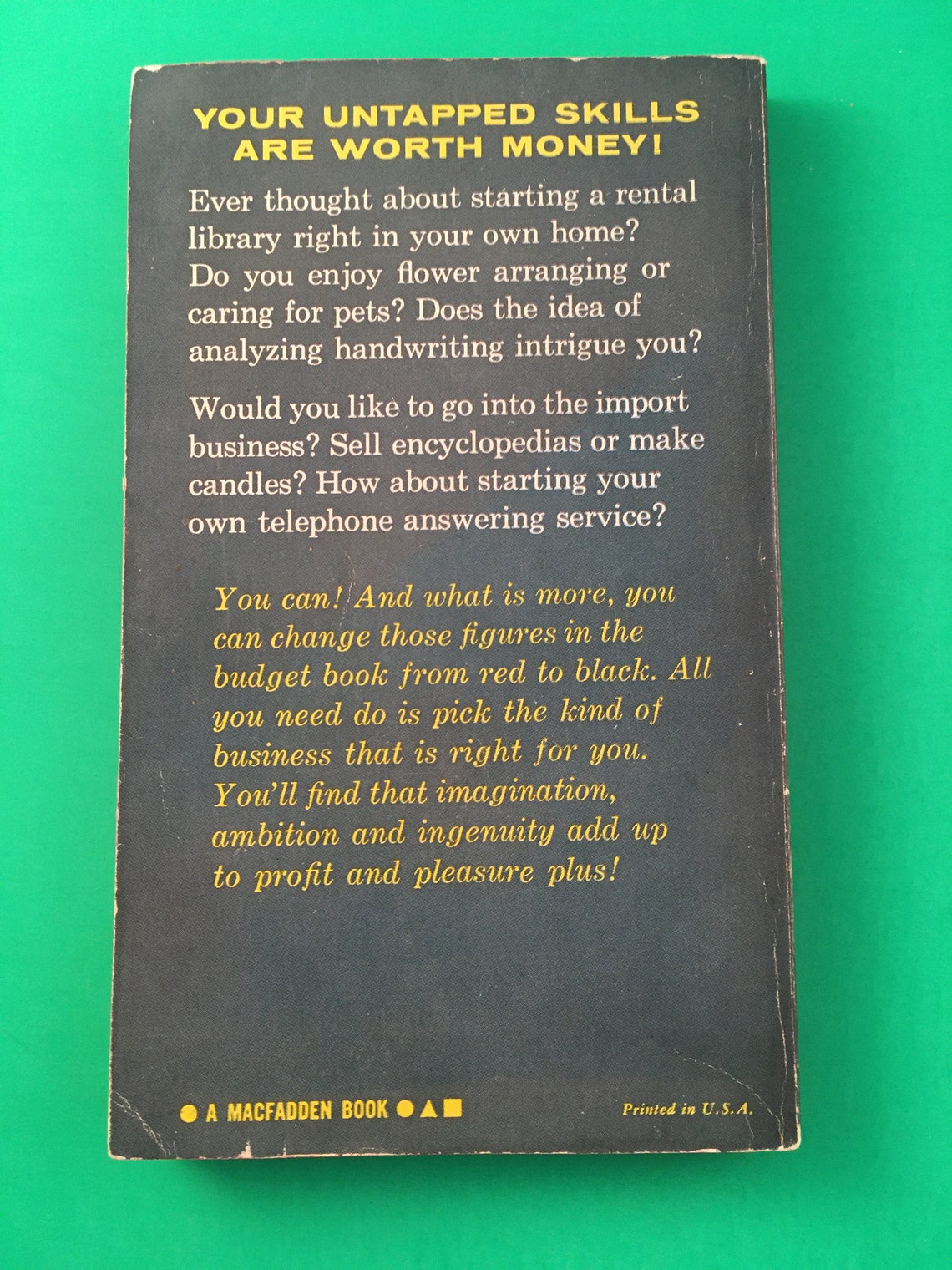Make Money at Home by George Anderson Vintage 1962 Macfadden Extra ...