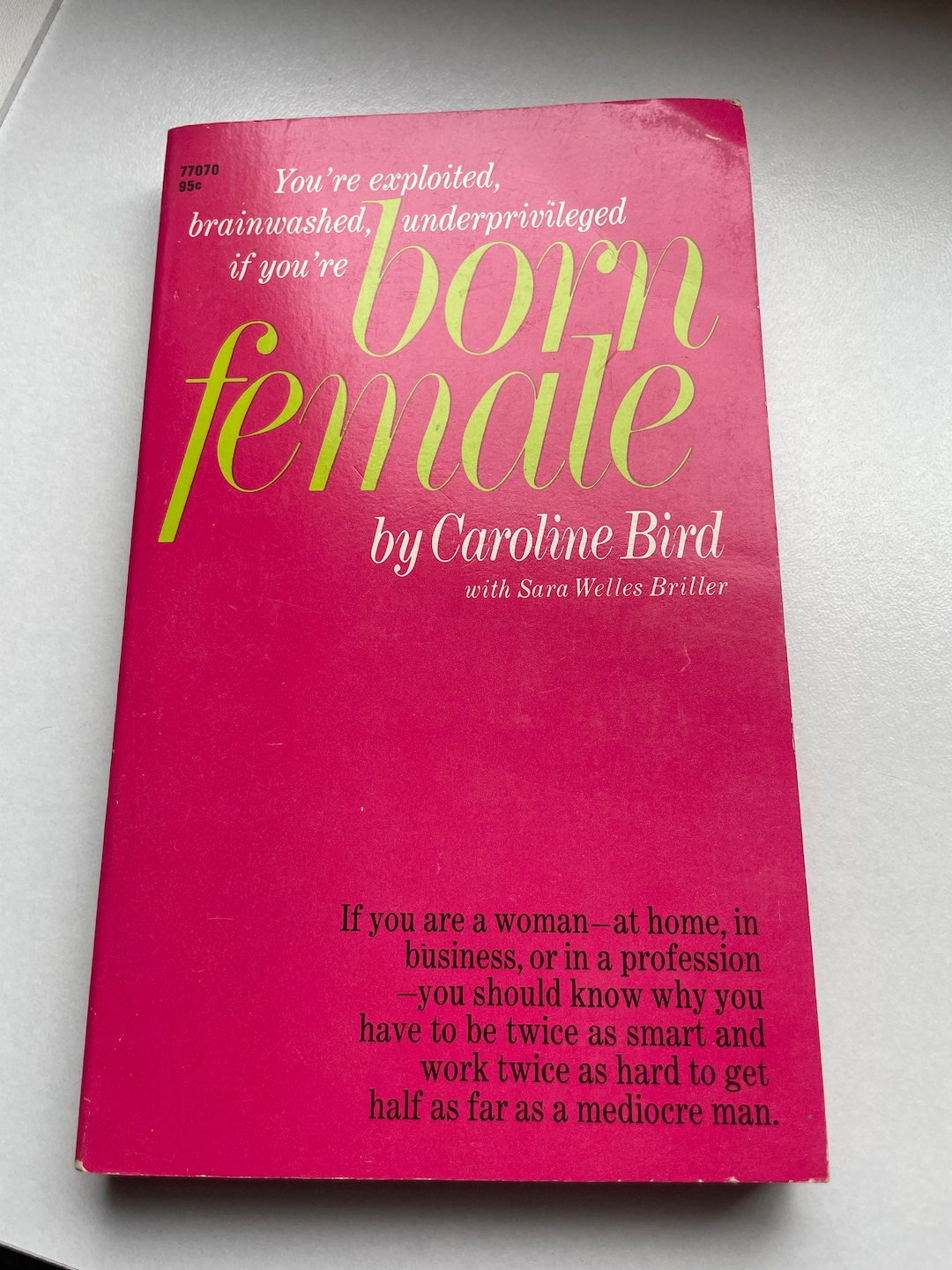 Born Female by Caroline Bird Vintage Paperback 1969 Pocket Women Home ...
