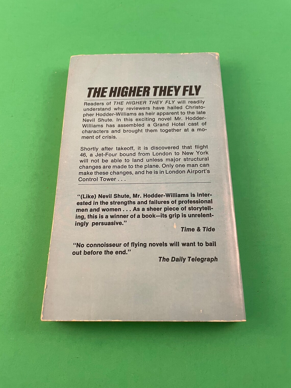 The Higher They Fly Christopher Hodder-williams Vintage 1967 Berkley ...