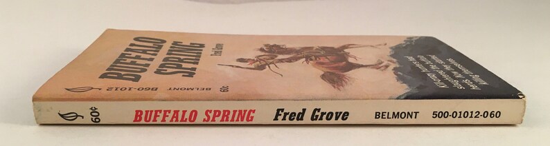 Buffalo Spring by Fred Grove Vintage 1969 Western Paperback Kill Crazy ...